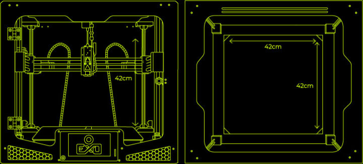 Imprimante 3D grand format EXO42 - Volumic 3D